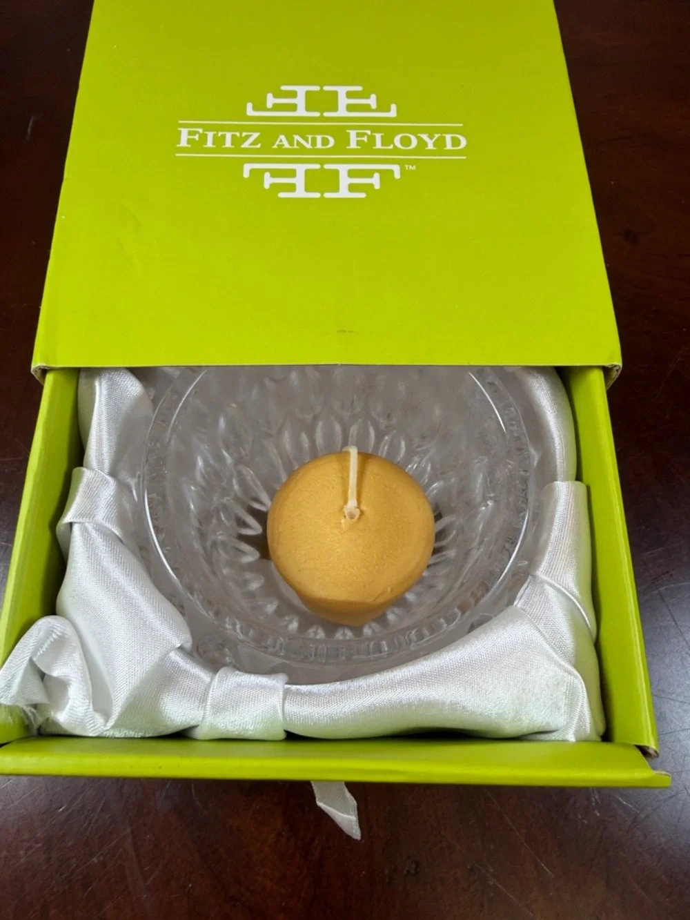Fitz and Floyd | Accents | Fitz And Floyd Neon Green Logo Box | Poshmark